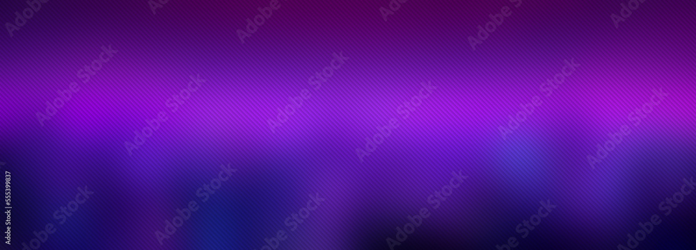 Purple neon metaverse gradient background blank. Horizontal banner or ...