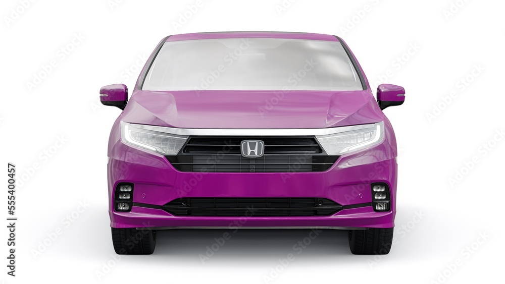 Dallas, USA. December 14, 2022. Honda Odyssey Elite 2022 Purple on a ...