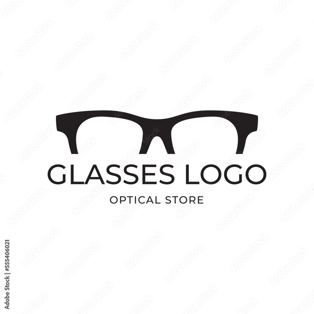 Glasses Logo Design vector . logo for glasses shop Stock Vector | Adobe ...