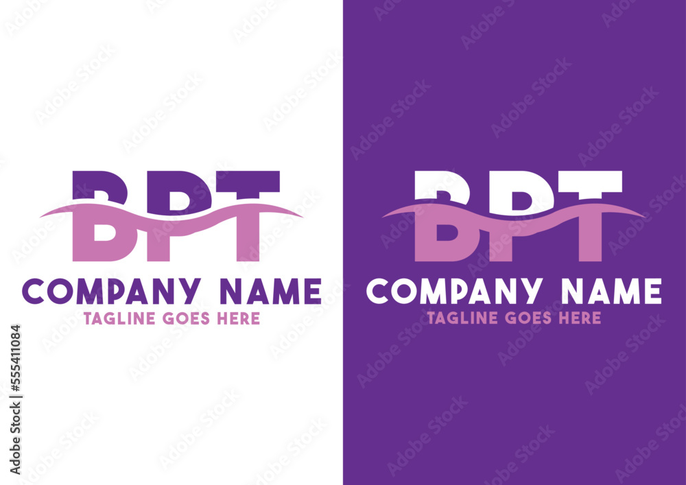 Letter BPT logo design template, BPT logo Stock Vector | Adobe Stock