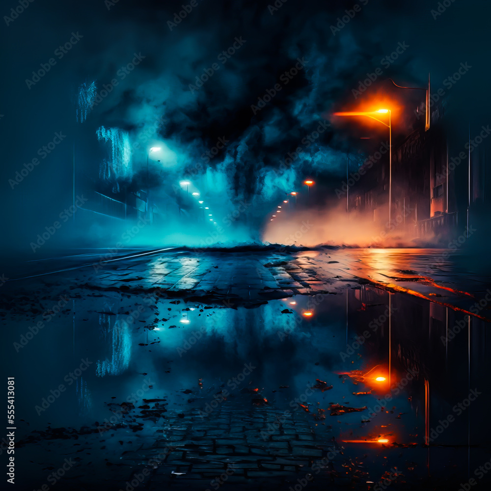 Dark City Background