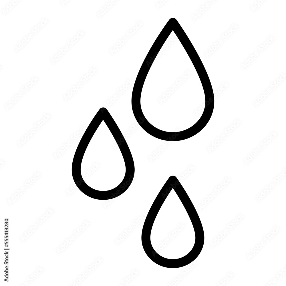 water outline icon Stock Vector | Adobe Stock