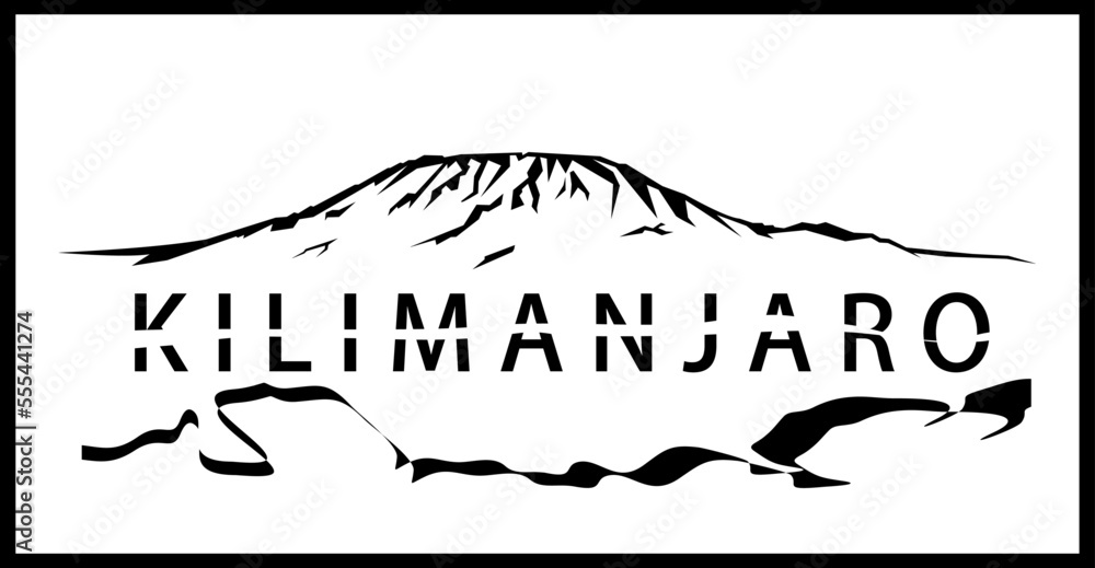 Poster the icon or sticker for the world's largest mountain shadow ...