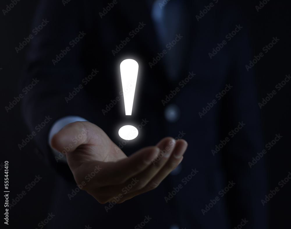 Exclamation mark, warning symbol, alert Caution Danger Watch out for ...