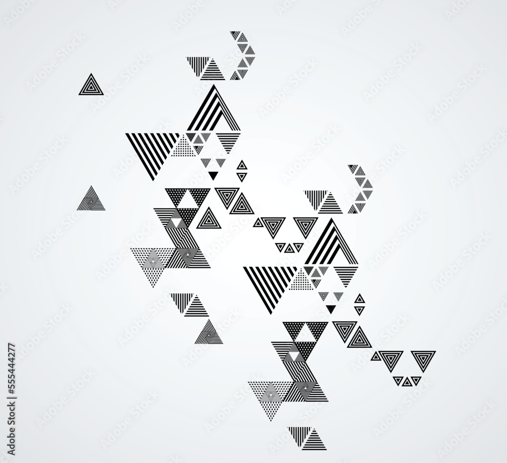 Hipster Triangle Pattern Background