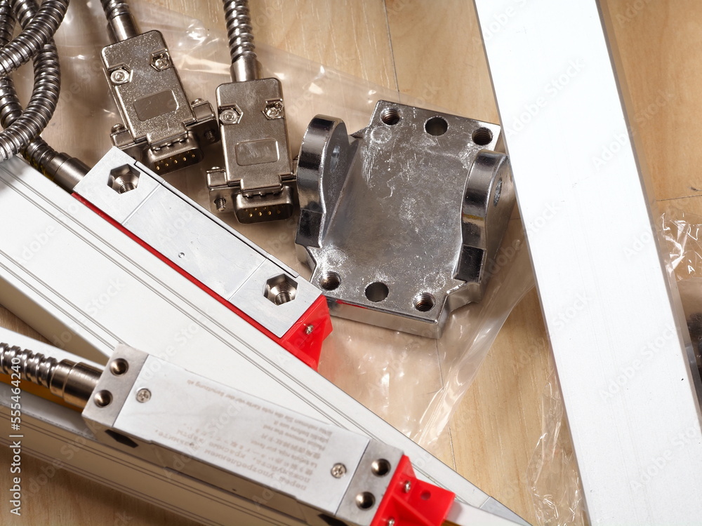 industrial measuring equipment for factory machine conversion. Linear ...