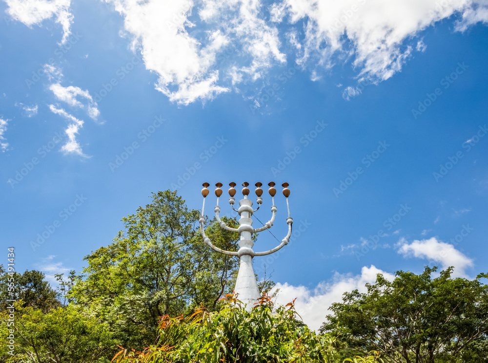Largest menorah in the world; Airmadidi, North Sulawesi, Indonesia ...