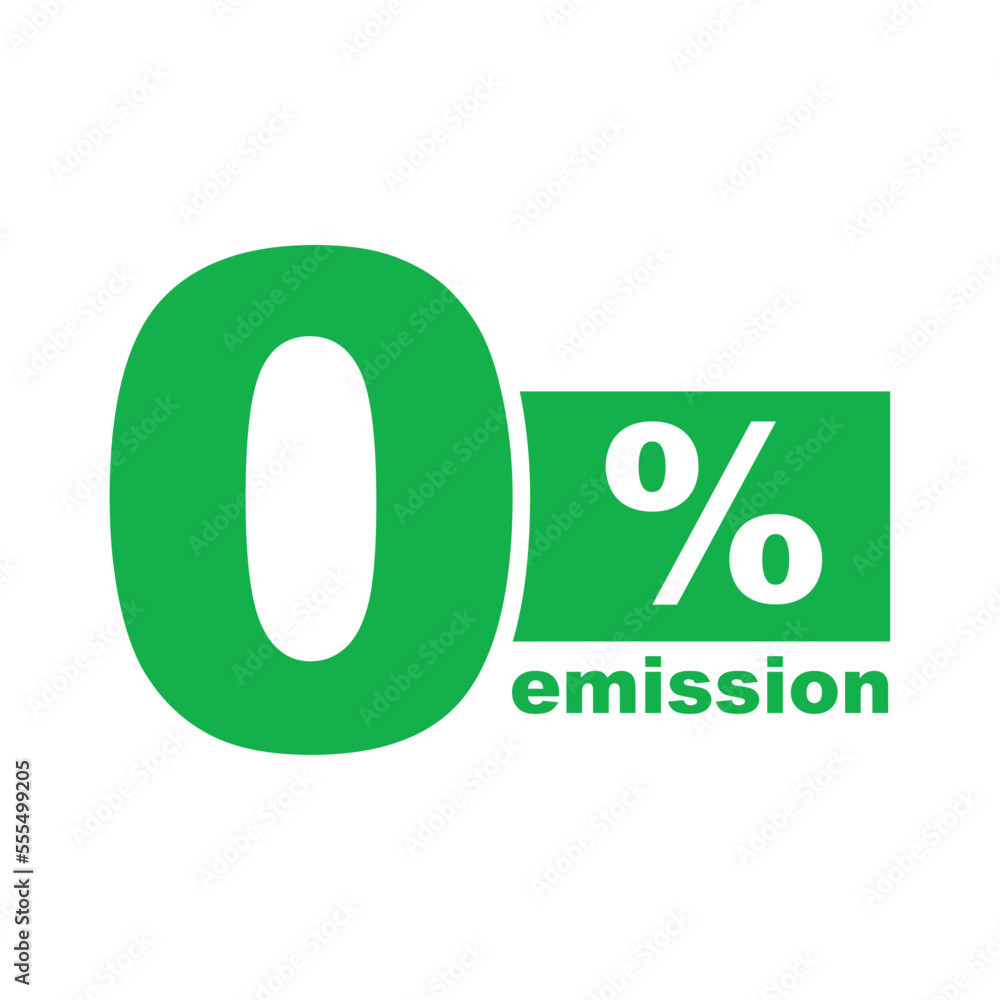Zero emission vector concept. Carbon neutral. Net zero greenhouse gas ...