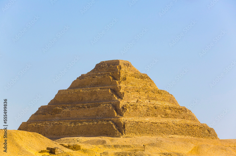 Djoser's Step Pyramid, Step Pyramid Complex, UNESCO World Heritage Site ...