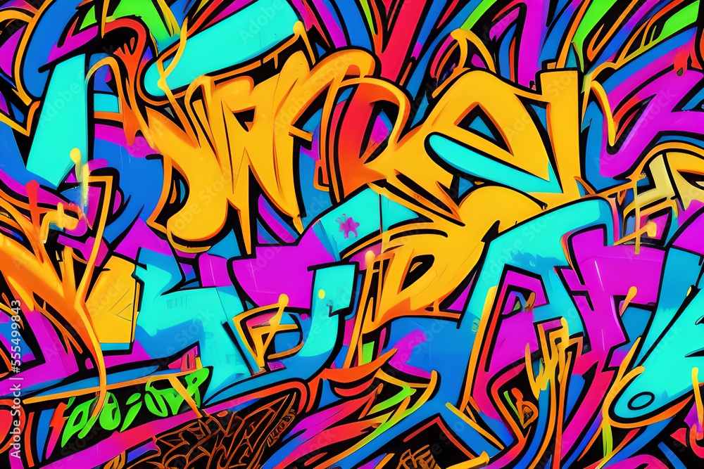 Graffiti Background, Graffiti art, Abstract Graffiti background ...