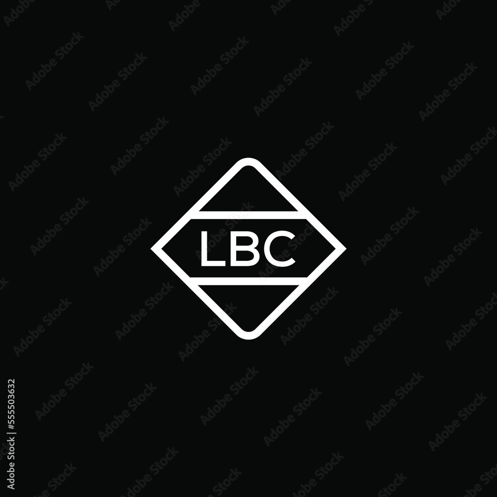 LBC 2 letter design for logo and icon.LBC monogram logo.vector illustration Stock Vector | Adobe ...