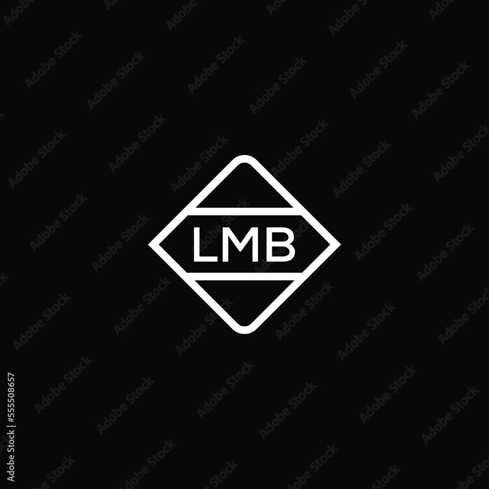 LMB 2 letter design for logo and icon.LMB monogram logo.vector ...