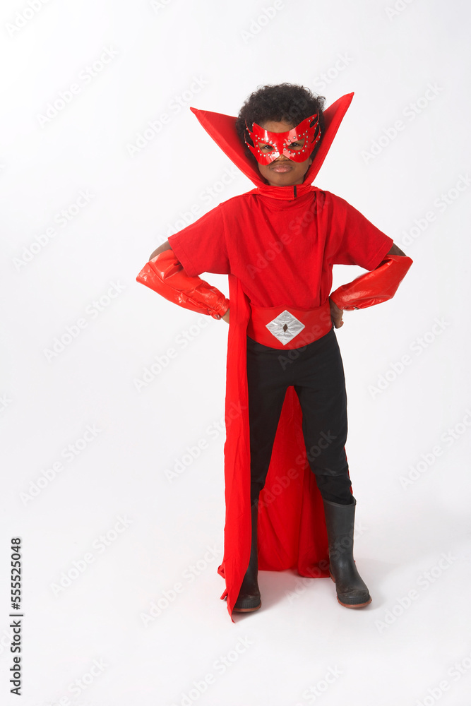 Boy Dressed in Costume Stock Photo | Adobe Stock