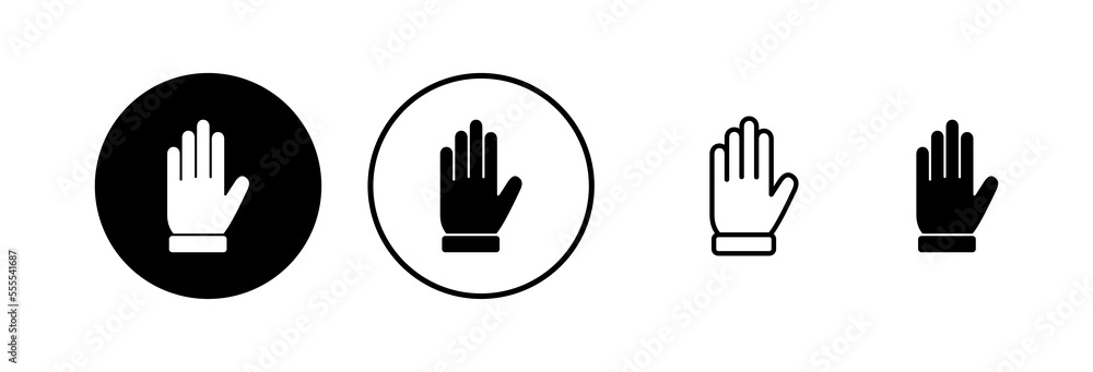 Hand icon vector illustration. hand sign and symbol. hand gesture Stock ...