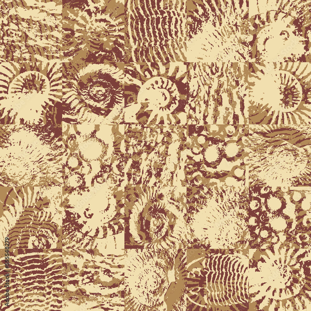 vector abstact seamless pattern background with sea stone texture with ...