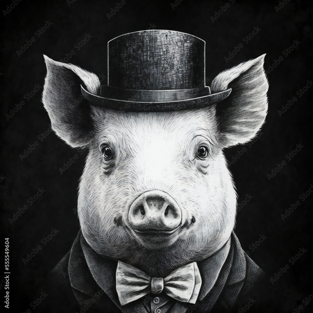 Classy Pig