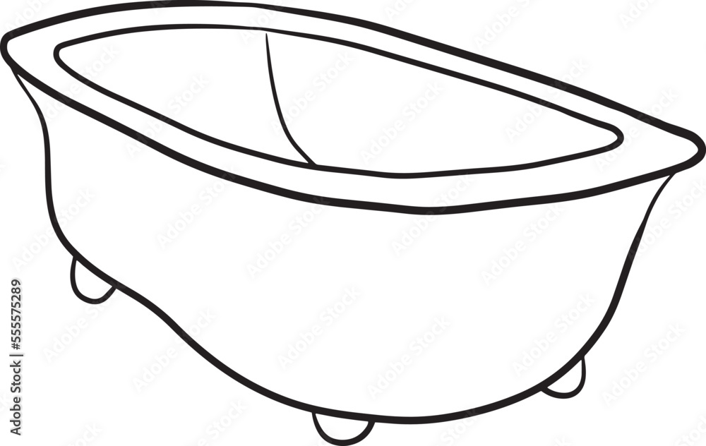 bed cartoon doodle kawaii anime coloring page cute illustration drawing ...