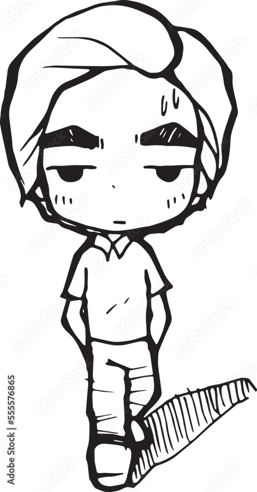 cartoon doodle kawaii anime coloring page cute illustration drawing ...