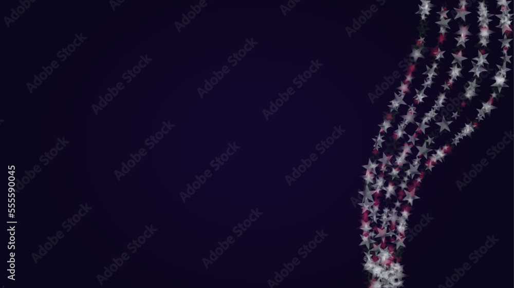 Vector Magical Glowing Background with Silver and Purple Falling Stars ...