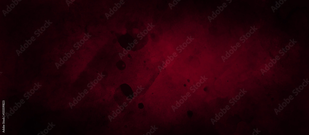 Dark Red horror scary background. Dark grunge red texture concrete ...