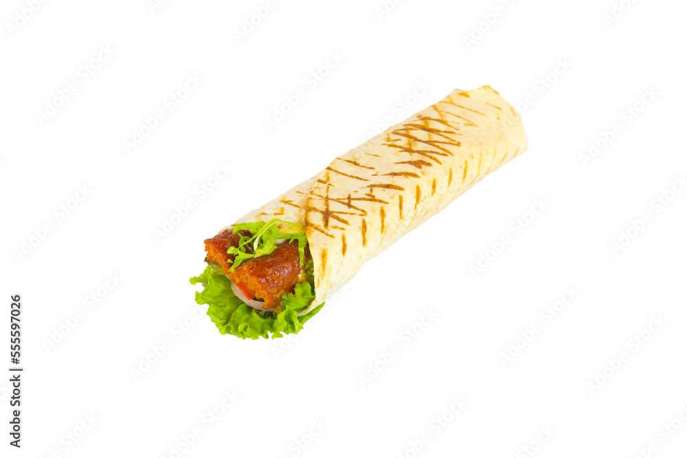 Turkish and Arabic Traditional Ramadan Adana Kebab Roll Wrap PNG Stock ...