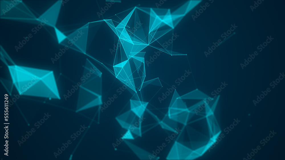 Network Connection Structure Technology Connect Big Data Science Background Business