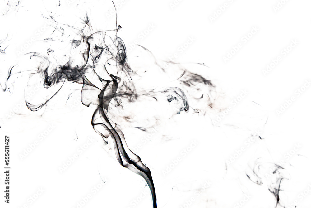 Smoke effect texture. Transparent background. Isolated. Smokey and ...