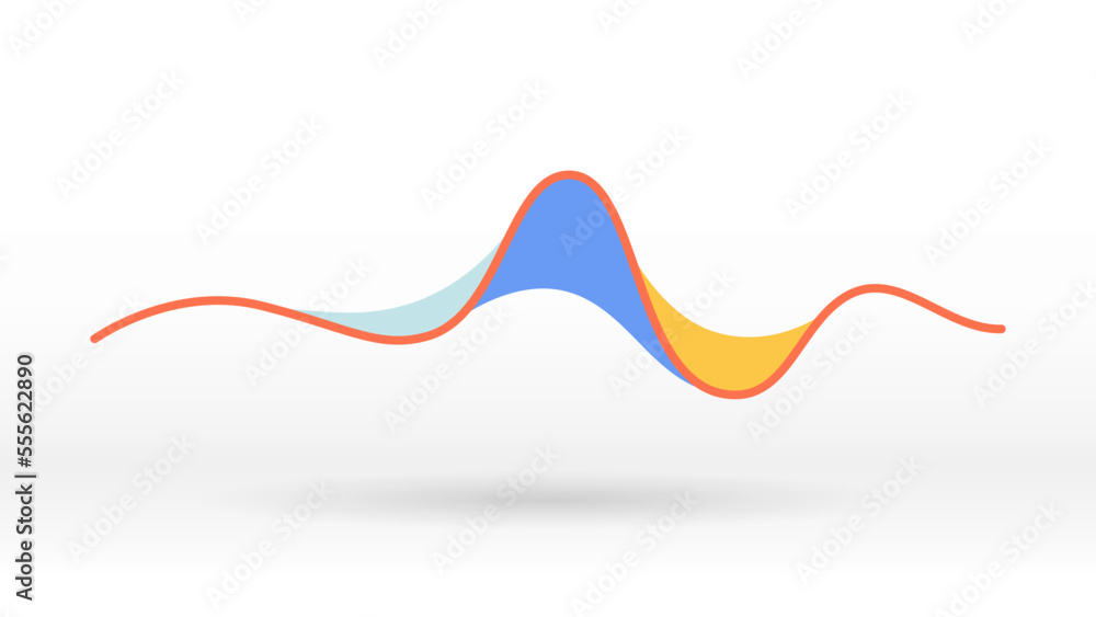 Motion sound wave line and curve elements abstract Stock Vector | Adobe ...