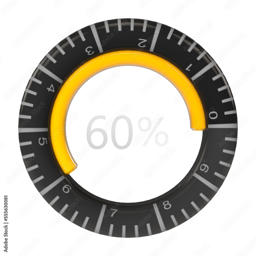 Loading indicator and progress bar percentage meter for UI, UX and ...