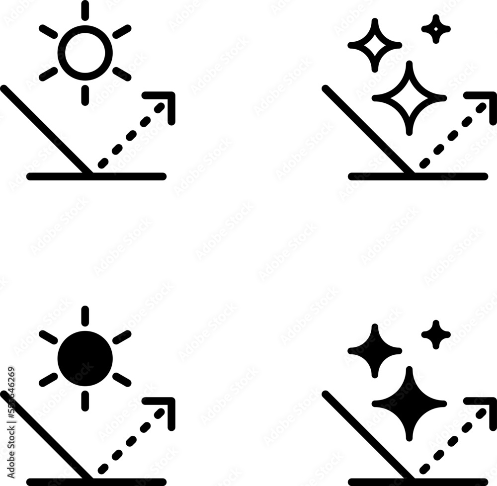 Anti glare icon , vector illustration Stock Vector | Adobe Stock