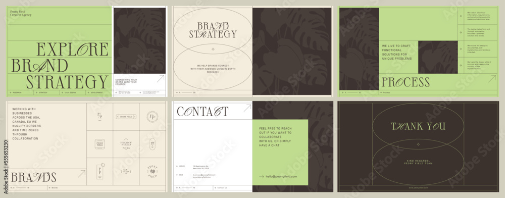 Brand proposal templates to create presentation of your company Stock ...