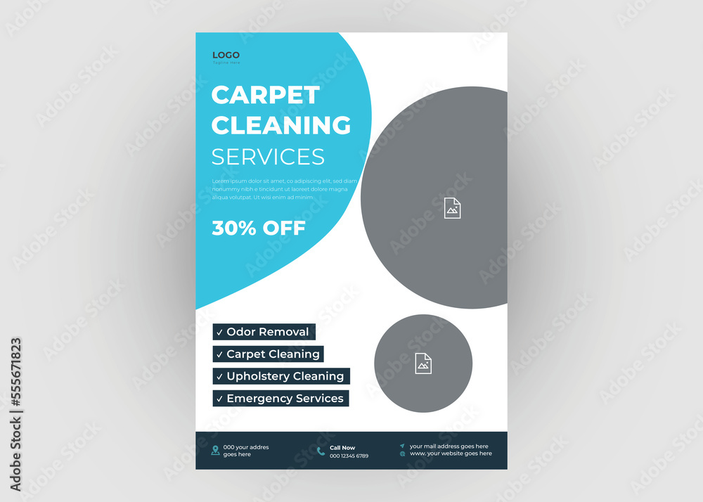 Carpet Cleaning Services Flyer. Professional Cleaning Services Flyer ...