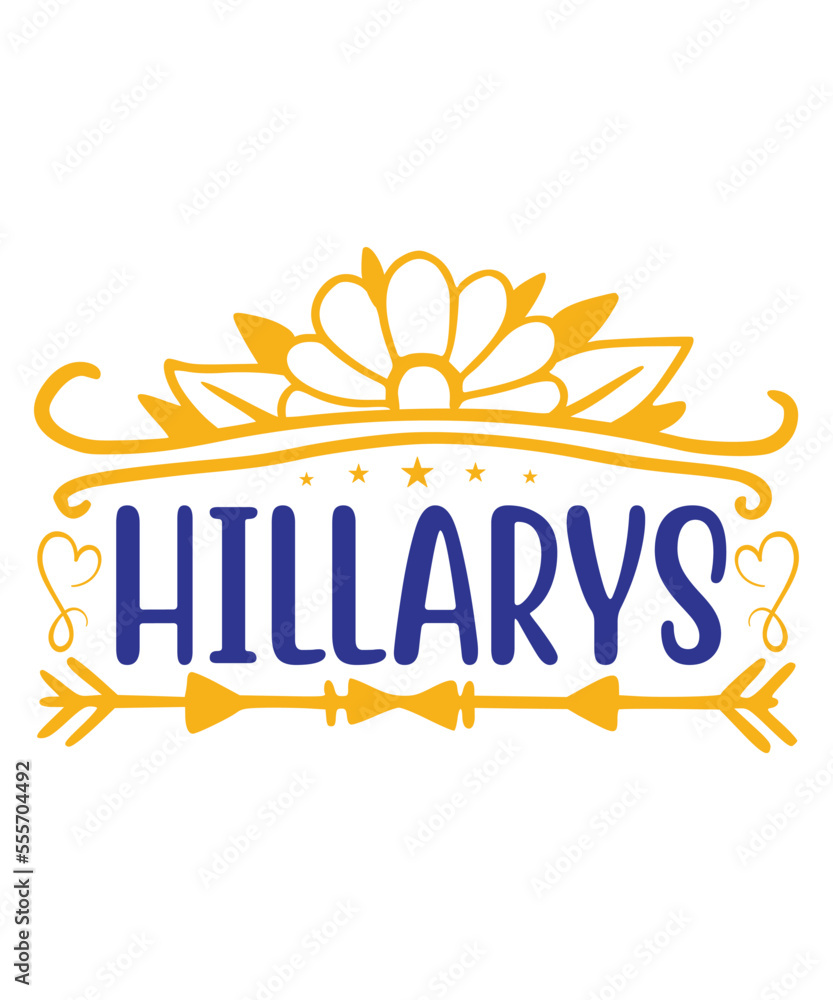 Hillarys SVG, Monogram Svg Bundle, Split Monogram Letters Svg, Family ...