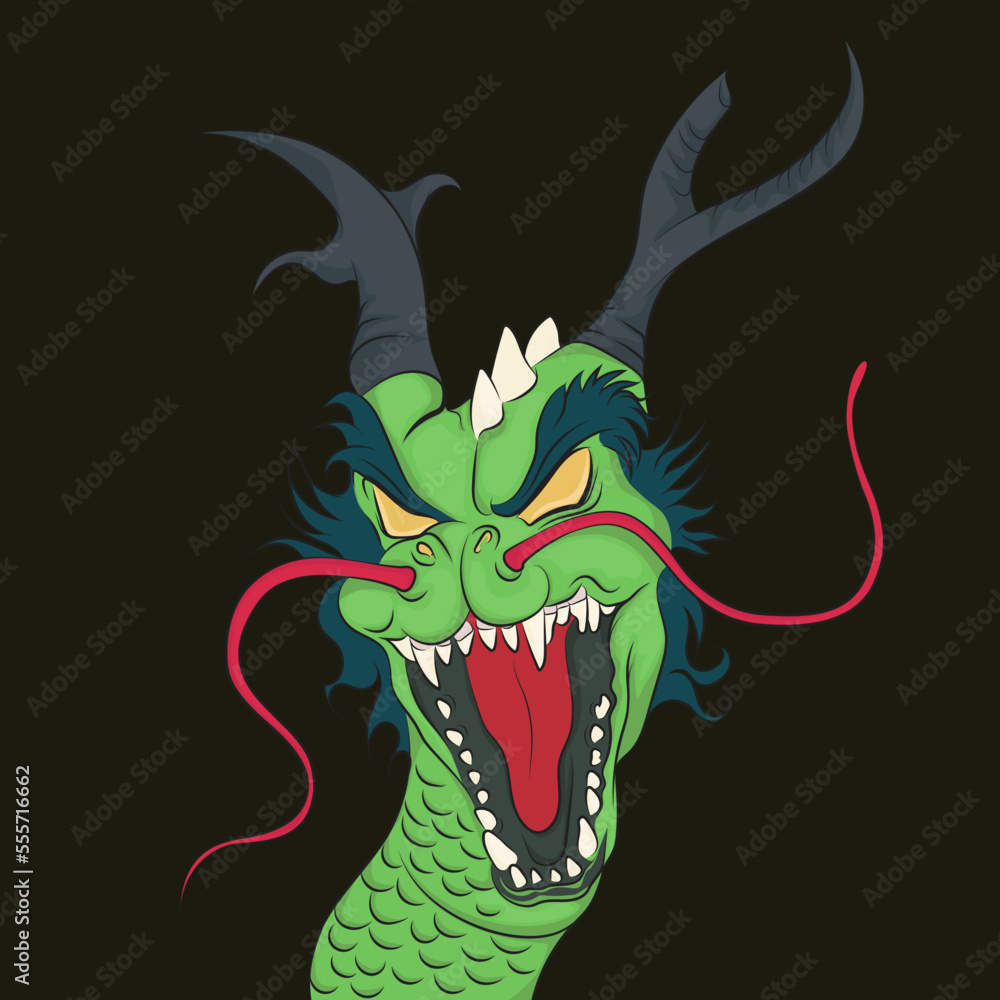 The dragon, a mythological being that appears in various forms in ...