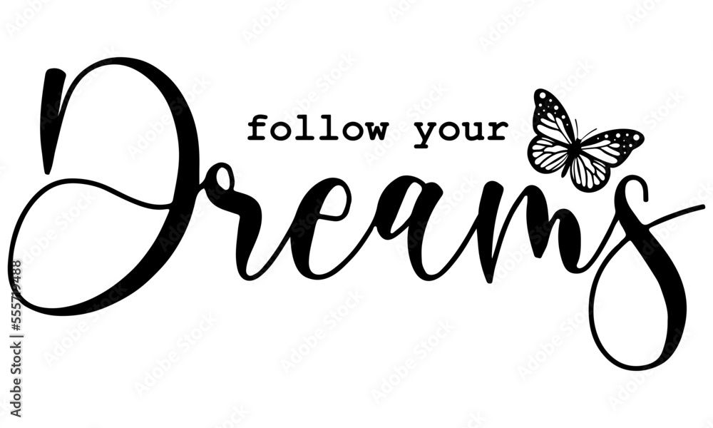 Follow Your Dreams Svg, manifest svg|manifesting these blessings svg ...