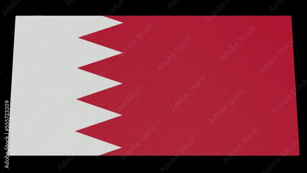 Six different clips to collect puzzle pieces in which the flag of ...