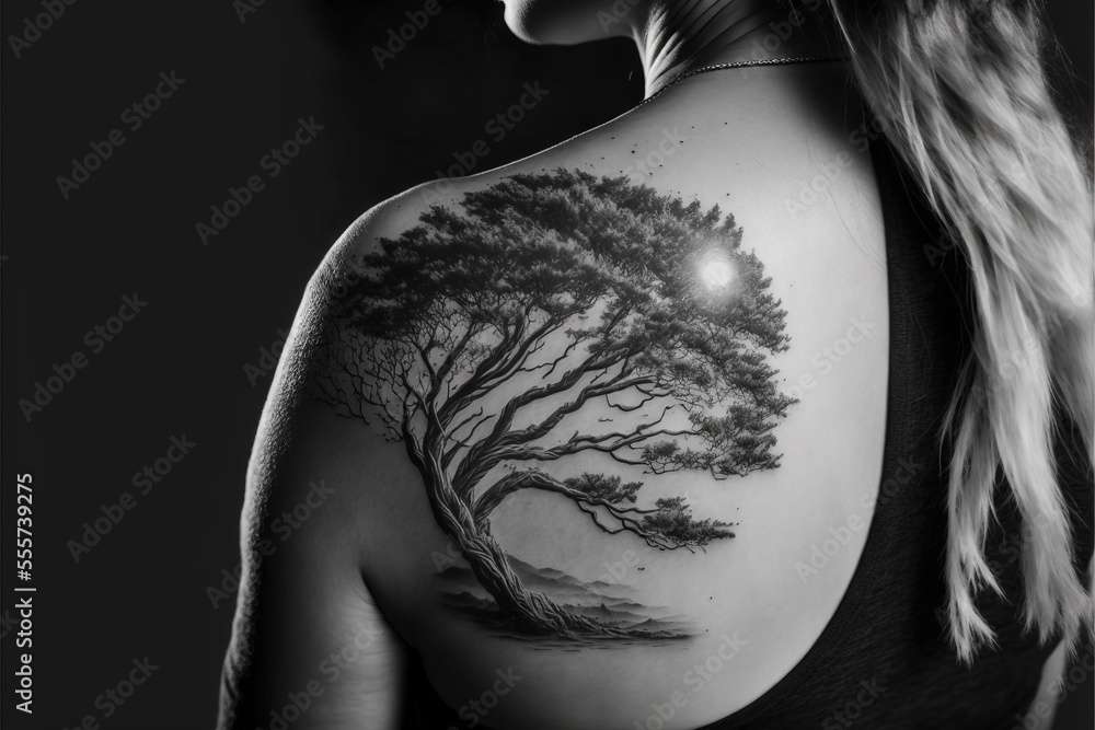 Tree Tattoo Shoulder