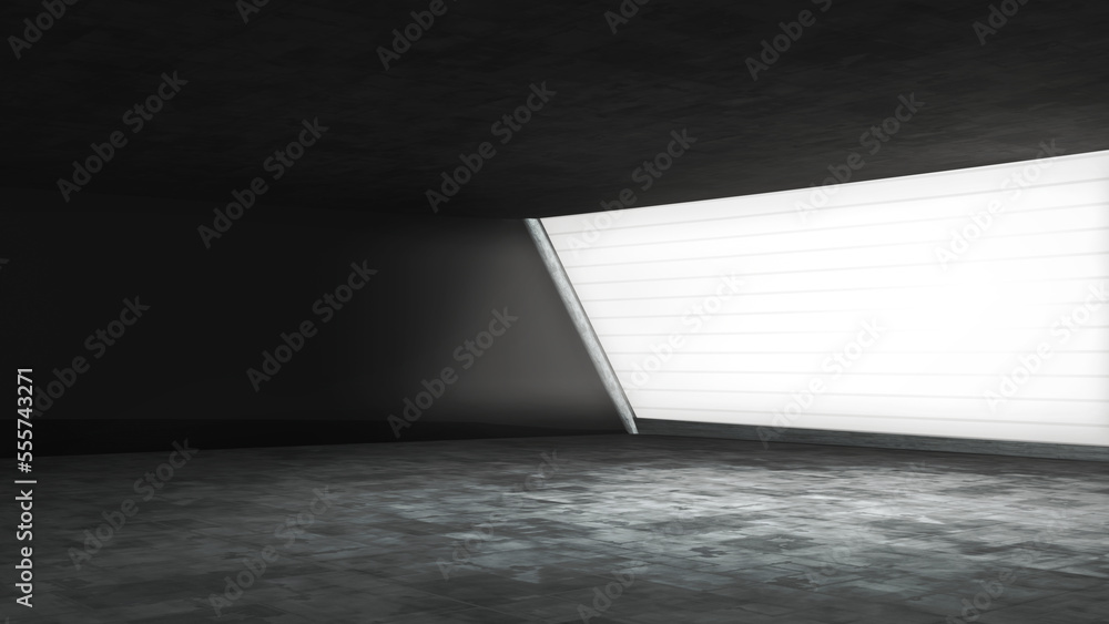 Ilustracja Stock: Futuristic virtual TV show background stage. Ideal ...
