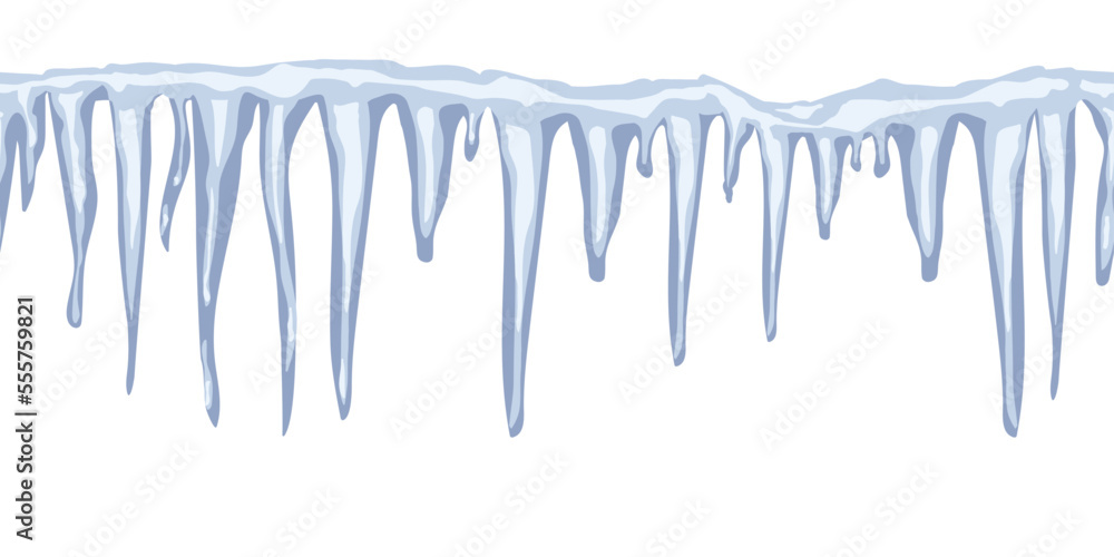 Icicle Border Clipart