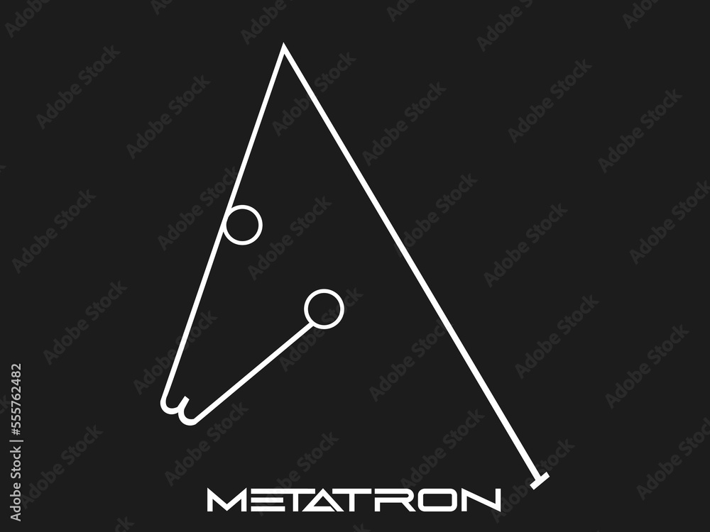 SIGIL METATRON ARCANGEL Stock Vector | Adobe Stock