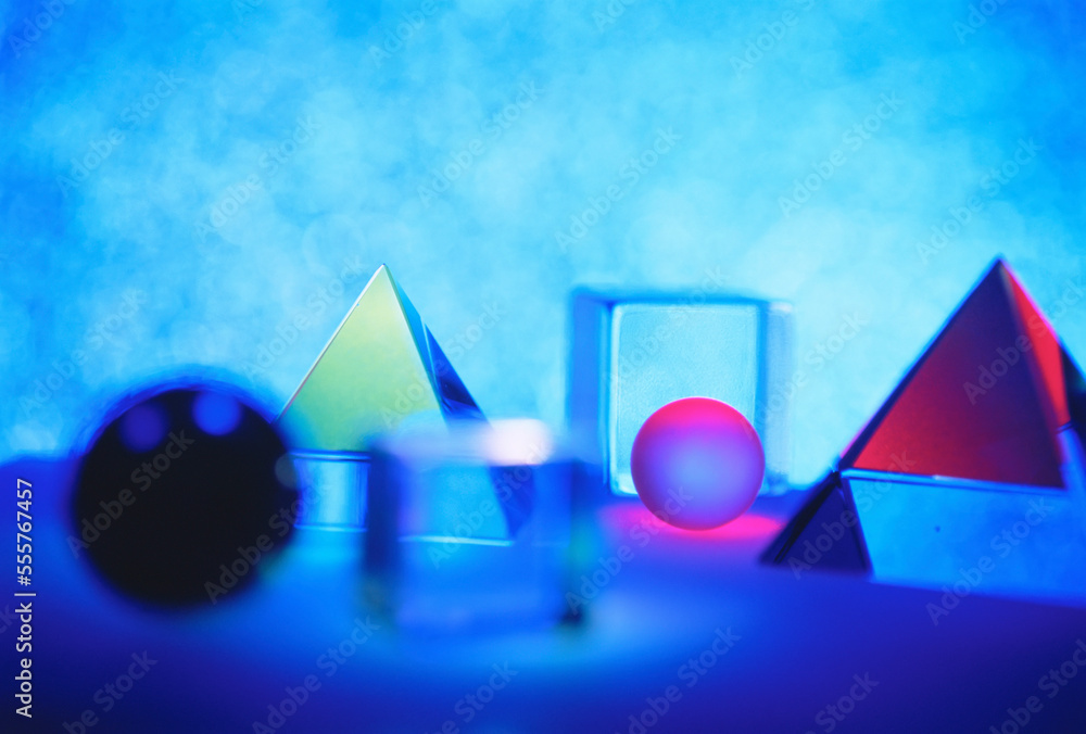 Cubes, Spheres and Pyramids Stock Photo | Adobe Stock