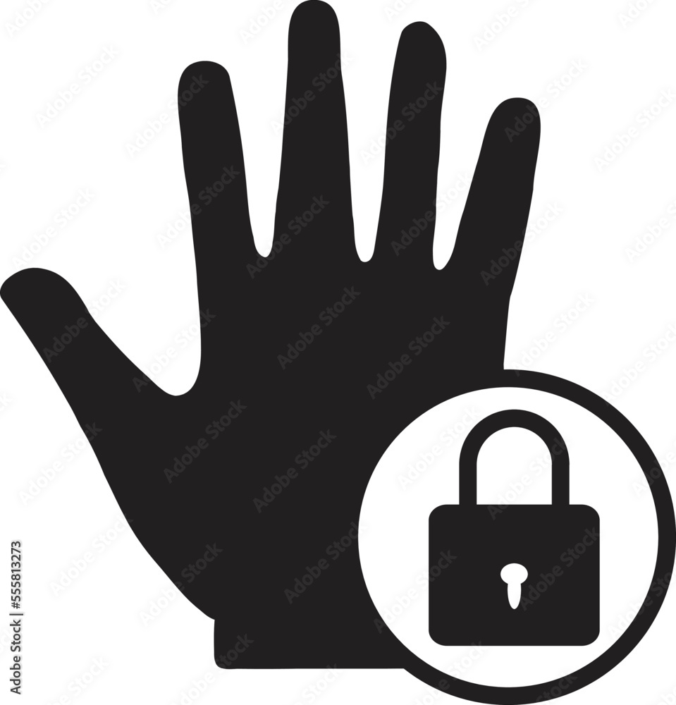 Restricted area icon on white background. Prohibited Area sign. Entry ...