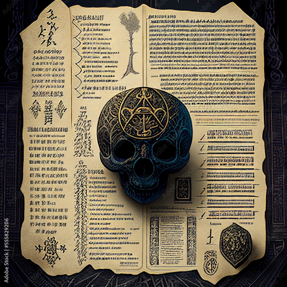 A full-page scan of detailed instructions written in ancient script ...