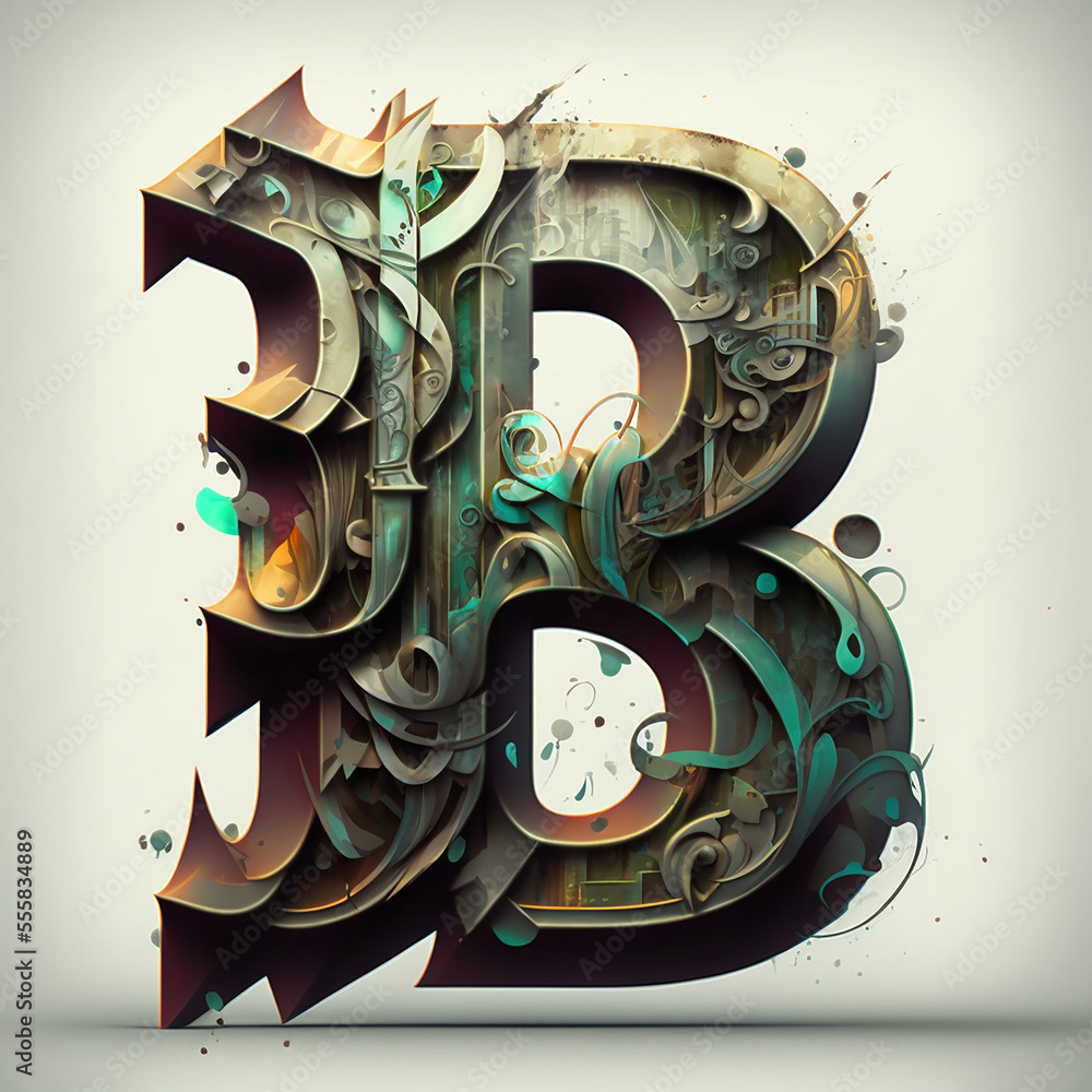 The Letter B In Graffiti