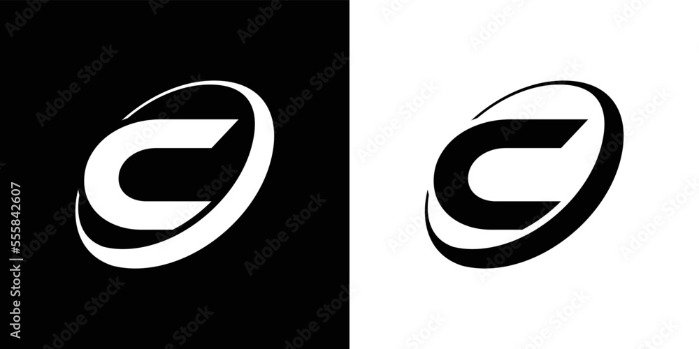 C logo design, C monogram logo, C initials icon, letter C symbol logo Stock Vector | Adobe Stock