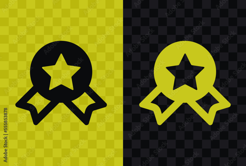 Reward, high quality vector silhouette icon. Reward icon silhouette ...