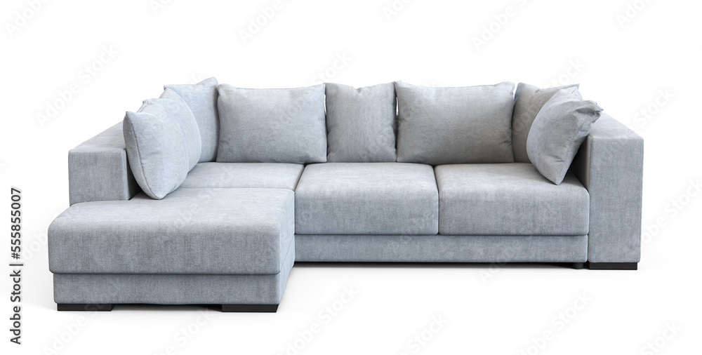 sofa render isolated PNG on transparent background advertising Stock ...