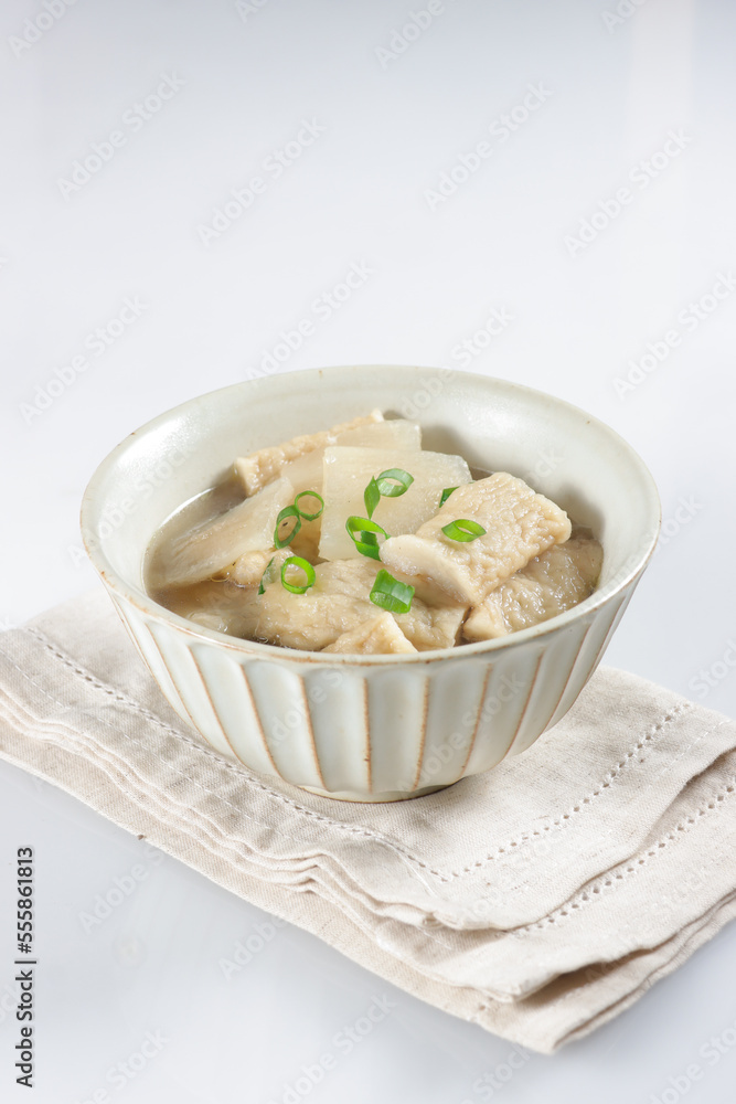 Eomuk Guk is Korean Fish Cake Soup. Stock Photo | Adobe Stock