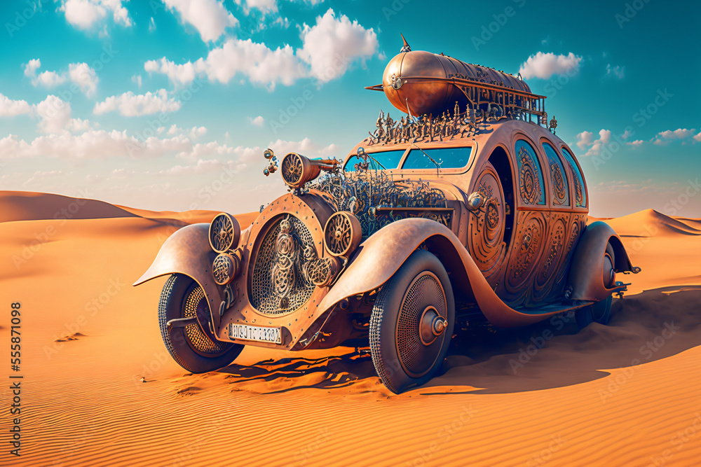 Steampunk Automobile