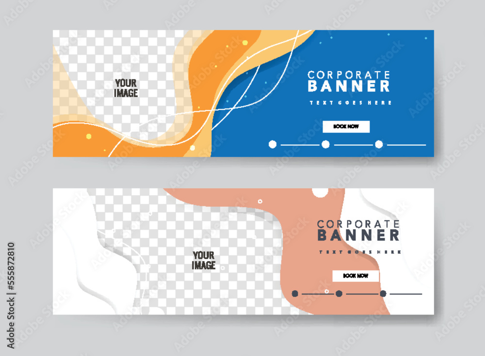Vector banner with color geometric illustration, stories template with ...